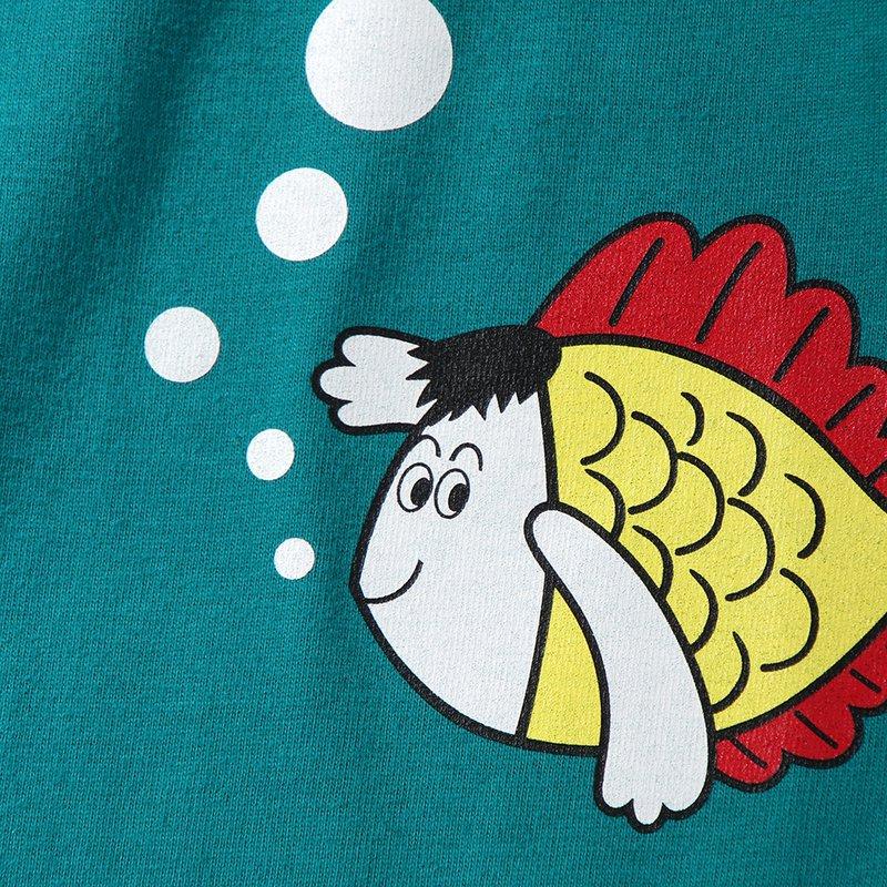 パンクドランカーズ PUNK DRUNKERS PDS x およげ!たいやきくん スイムTEE(A.GREEN)Tシャツ コラボ ひらけ！ポンキッキ :PDS23079AGREEN:大阪 ...