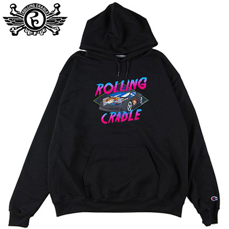 ROLLING CRADLE ローリングクレイドル ITASHA HOODIE(ブラック 黒 BLACK)ローリングクレイドルパーカ ロリクレ ...