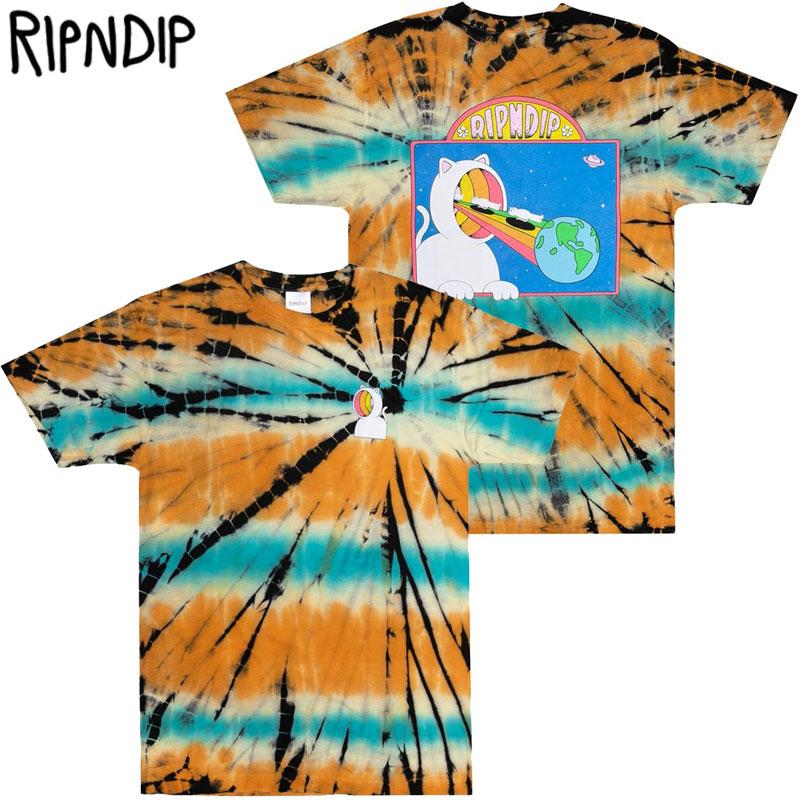 リップンディップ RIPNDIP OPEN MINDED TEE(SUNBURST TIE DYE)リップンディップTシャツ RIPNDIPTシャツ リッピンディップTシャツ RIP N ...