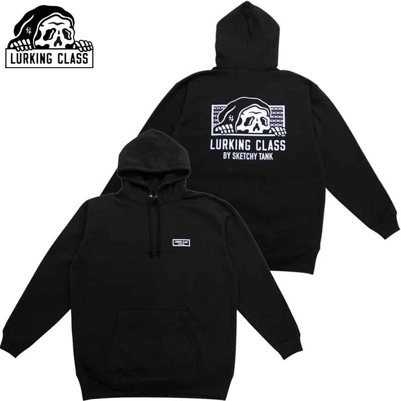LURKING CLASS 送料無料 ラーキングクラス CHAIN LOGO HOOD(ブラック 黒 BLACK)ラーキングクラスパーカ ...