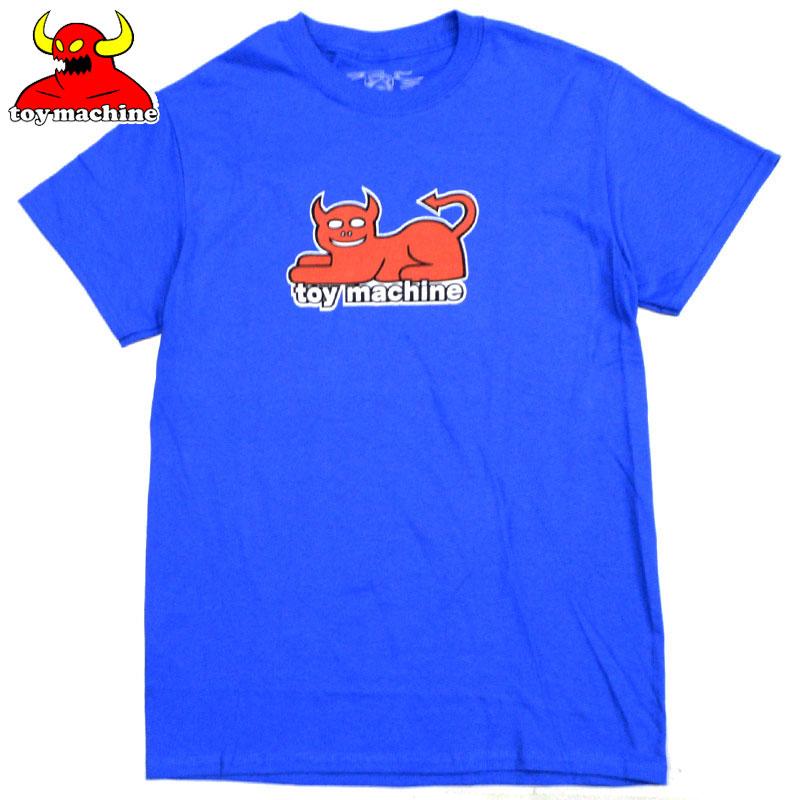 【US】トイマシーン TOY MACHINE DEVIL CAT 2019 90'S TEE(ブルー 青 ROYAL)TOY MACHINET ...