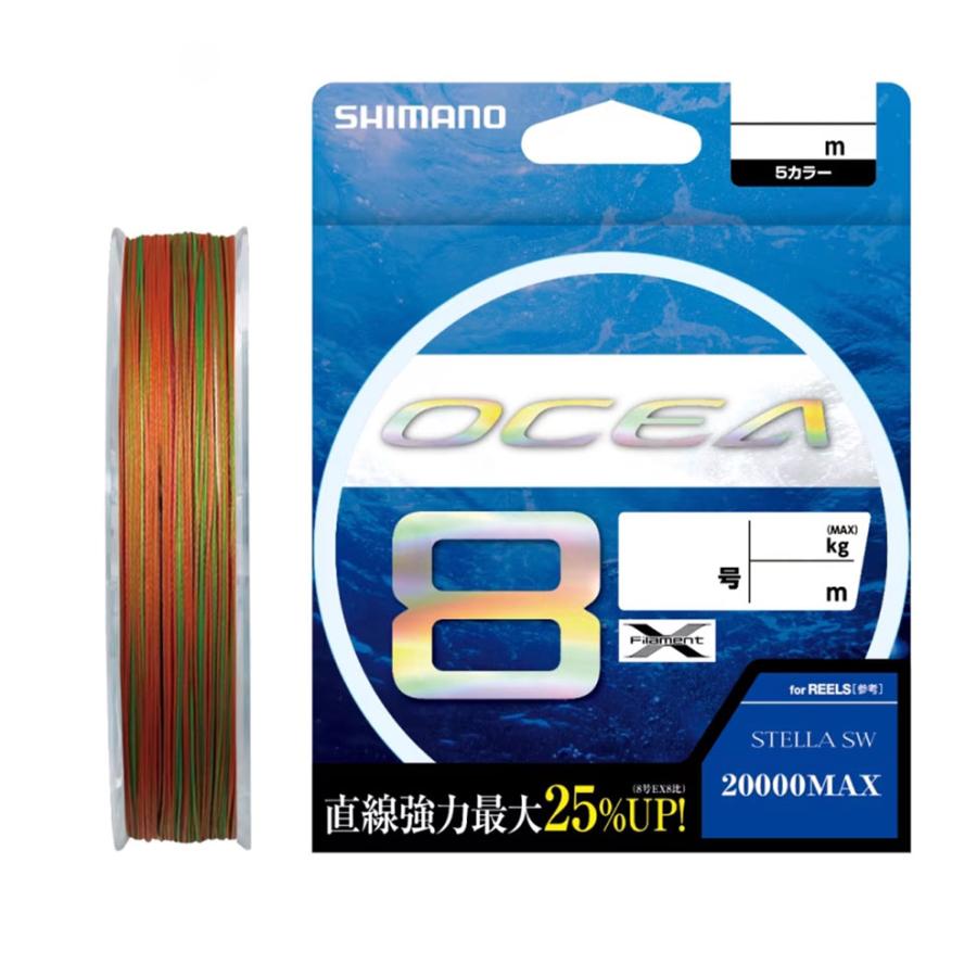シマノ（SHIMANO） オシア 8 PE LD-A91S 10号 (152lb) 500m 10m x 5カラー (647788) : お ...