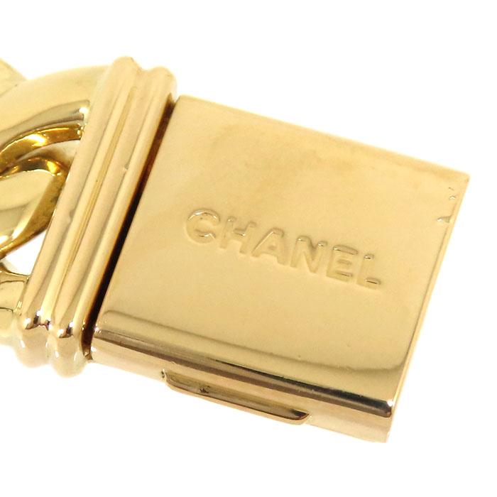 CHANEL シャネル プルミエールL H0003 ブラック文字盤 K18YG 750 イエローゴールド 金無垢 腕時計 電池式 クォーツ レディース 送料無料【仕上済 ...