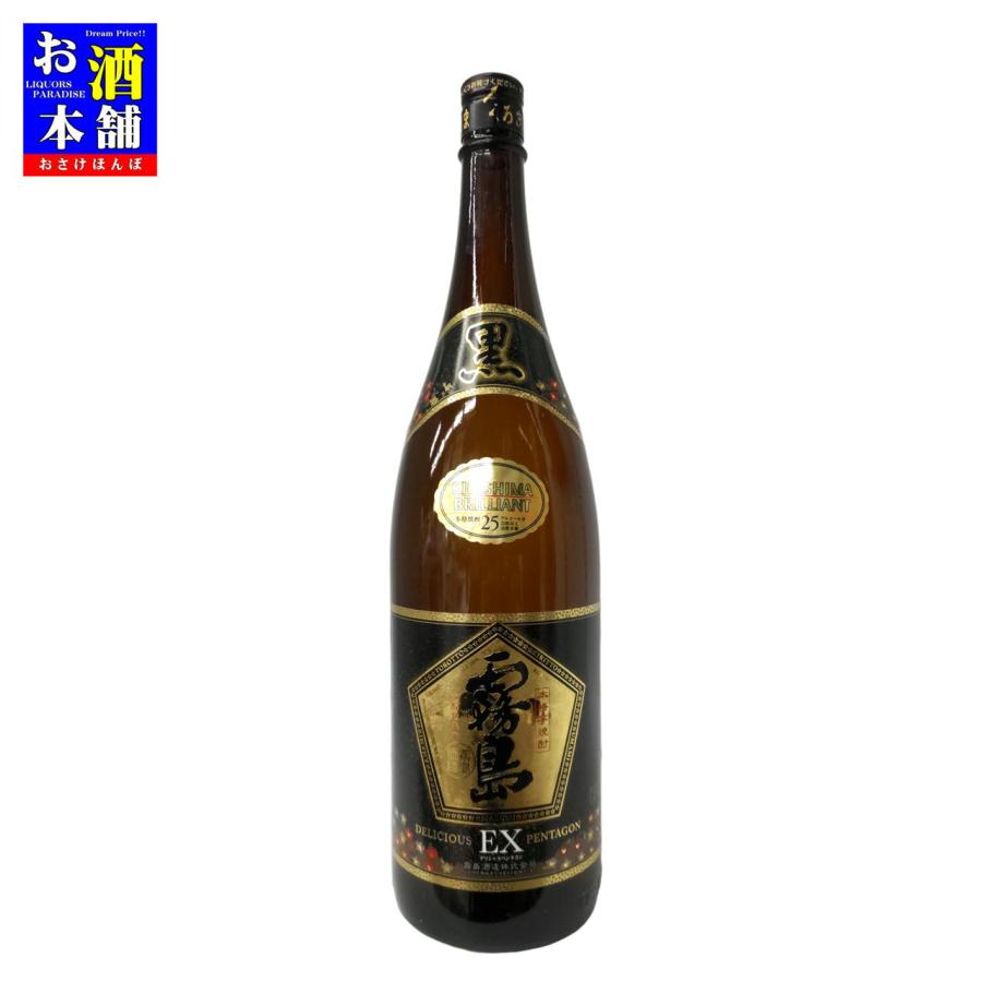 【宮崎県】霧島酒造 黒霧島EX 25度 1800ml 芋焼酎 インボイス対応 : お酒本舗ヤフー店 - 通販 - Yahoo!ショッピング
