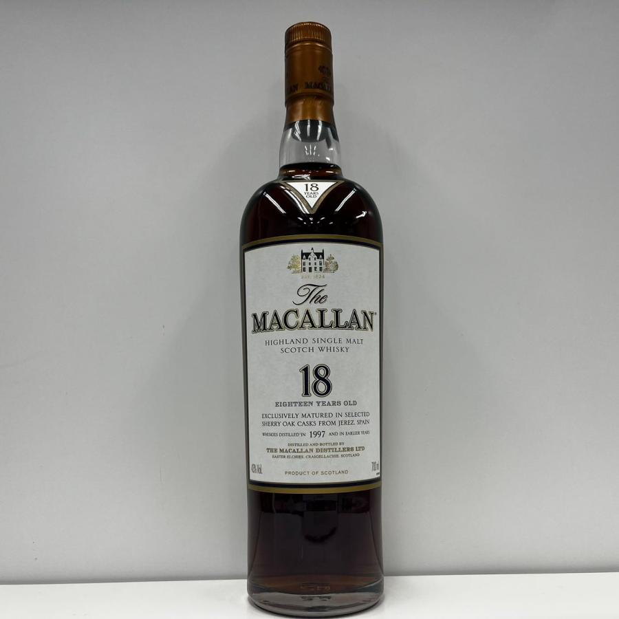 Macallan 1997 18 Year マッカラン 18年 箱なし : お酒の世界 - 通販 - Yahoo!ショッピング