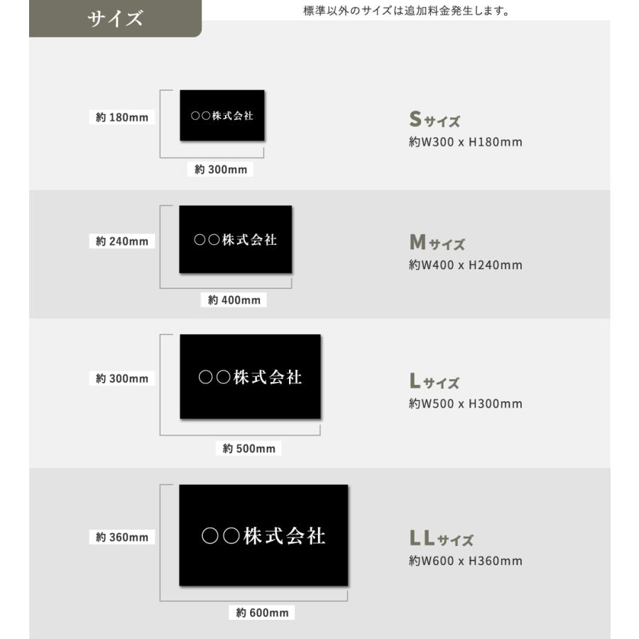 【データ入稿無料】看板 名入れ 屋外用 オーダー プレート看板 店舗 オフィス サロン 美容院 看板 gspl-08 : gspl-08 : OSAMUストア - 通販 - Yahoo!ショッピング