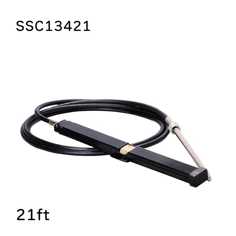 ステアリングケーブル NFBラックケーブル シングル 21FT TELEFLEX SSC13421 ステアリング テレフレックス ボート 船舶 ...