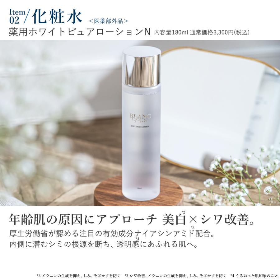 ブランピュア ナイアシンアミド 化粧水 薬用ホワイトピュアローションN 180ml 医薬部外品[美白 シワ改善 保湿 肌荒れ 乾燥 毛穴 たるみ エイジング][送料無料] : おしゃれcafe ...