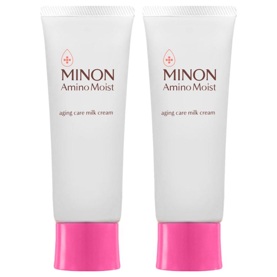 MINON [セット]ミノン アミノモイスト エイジングケアミルククリーム 100g×2個[乳液クリーム/敏感肌/年齢肌]2本[送料無料]MINON 第一三共ヘルスケア : おしゃれcafe ...