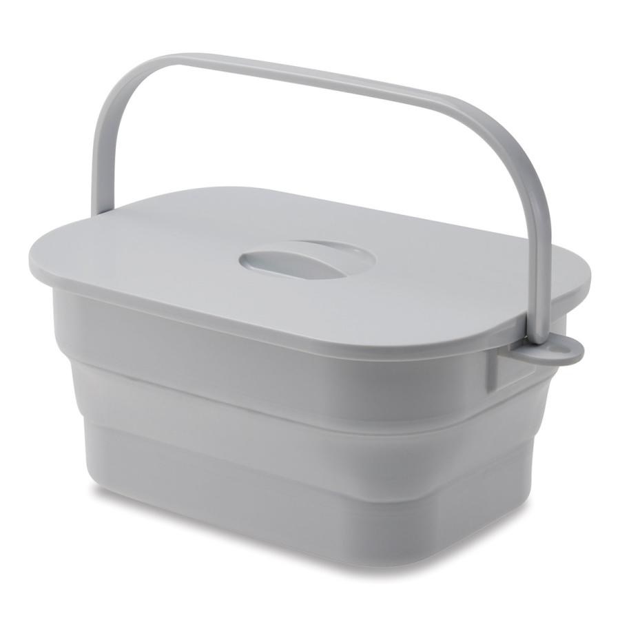伊勢藤 ISETO I-617-GY 折りたためるつけ置き洗いバケツ グレー[送料無料] : おしゃれcafe - 通販 - Yahoo!ショッピング