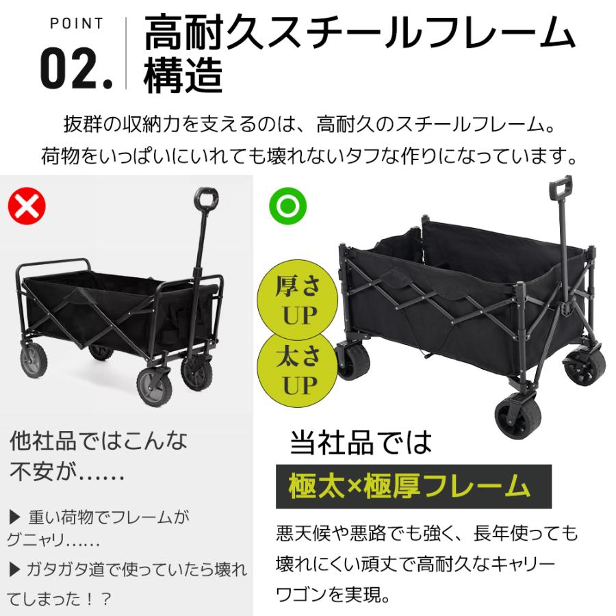 BTM 【全品5%OFFクーポン】キャリーワゴン アウトドアワゴン 後ろ開け 折りたたみ コンパクト 自立式 ロック機能 軽量 4輪 アウトドア : Easylife - 通販 - Yahoo ...