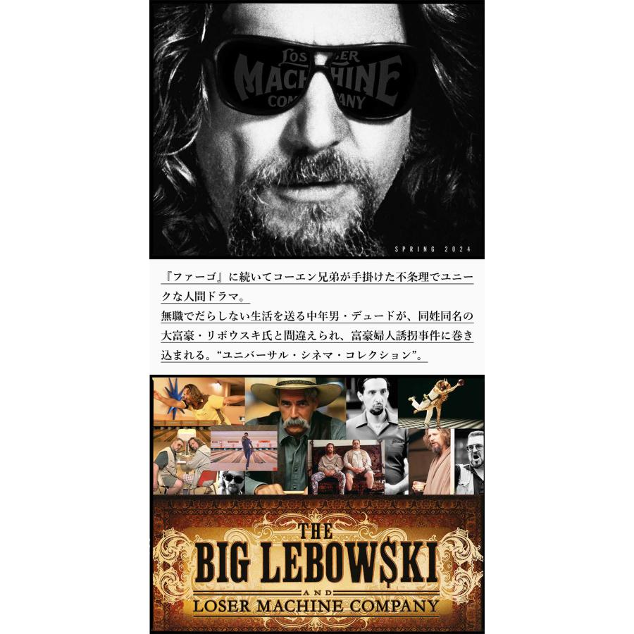 LOSER MACHINE ルーザーマシン ルーザーマシーン コラボ Tシャツ メンズ 半袖 クルーネック ブランド ブラック Loser ...