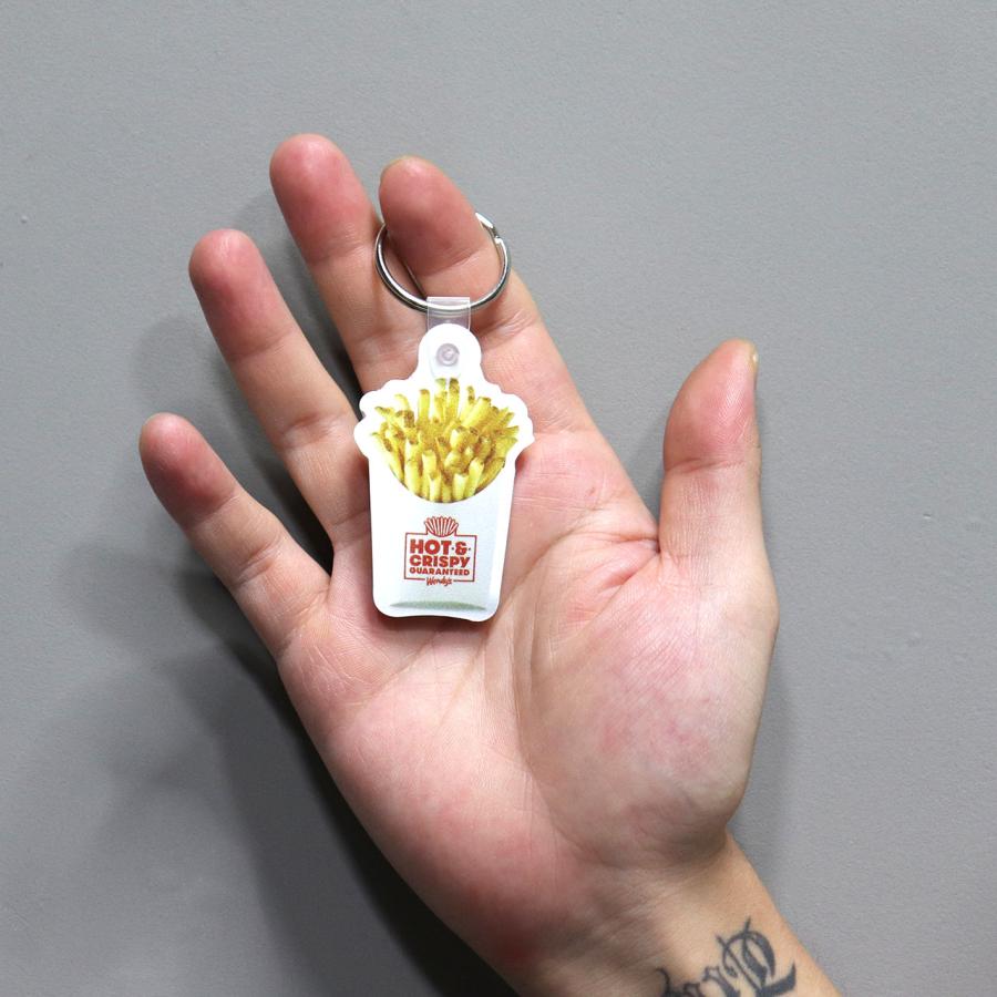 Wendy's ウェンディーズ ポテト キーチェーン キーホルダー ストリート アメカジ アメリカ POTATO RUBBER ...