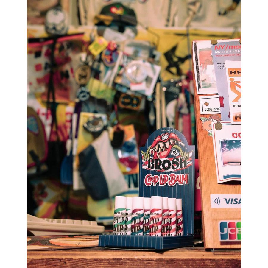 BROSH (ブロッシュ) CHOP LIP BALM リップバーム リップクリーム ミンティハーブ プレゼント ギフト 日本製 チョップ ...