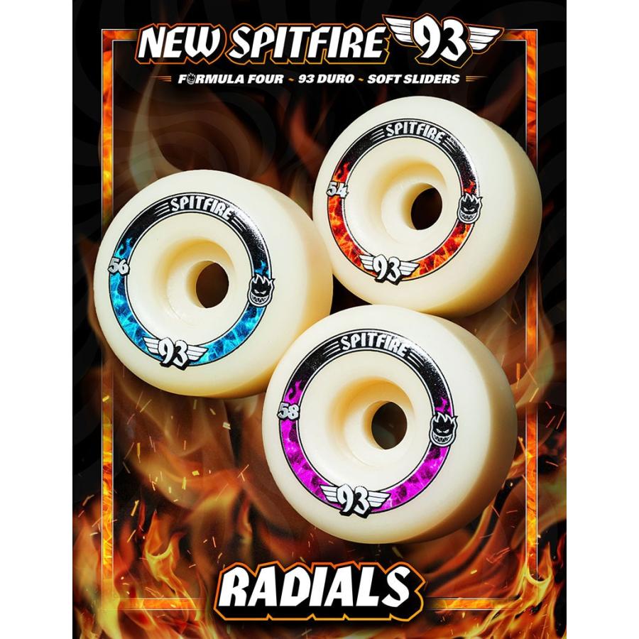 SPITFIRE WHEELS (スピットファイヤー) FORMULA FOUR RADIALS 93DURO SOFT SLIDERS ...