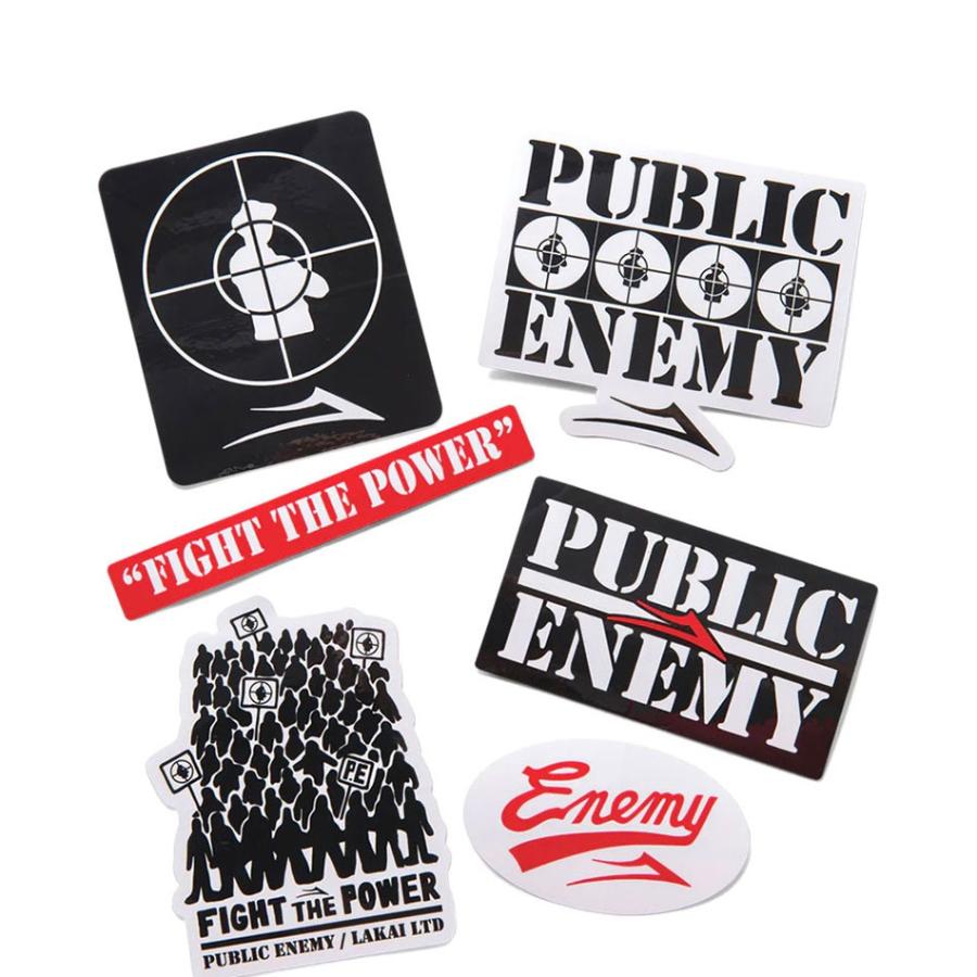 LAKAI Lakai x Public Enemy Sticker Pack ラカイ ステッカー ヒップホップ スケボー ストリートブランド ...