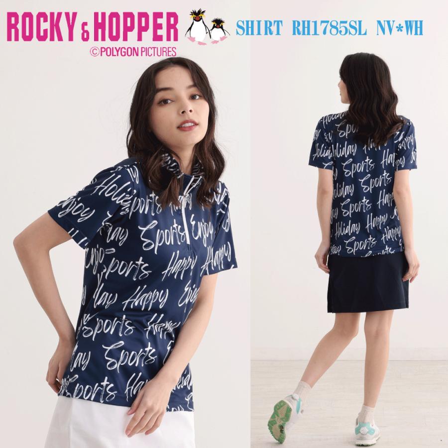 ゴルフウェア レディース 半袖 ジップ ハイネックシャツ RH1785SL ROCKY&HOPPER ロッキー＆ホッパー 2024年春夏モデル : GOLF WEAR TOWN - 通販 ...