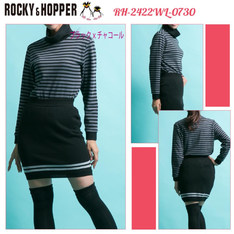 ゴルフウェア レディース 長袖 タートルネック シャツ ROCKY&HOPPER ロッキー＆ホッパー RH2422WL 秋冬 : GOLF ...