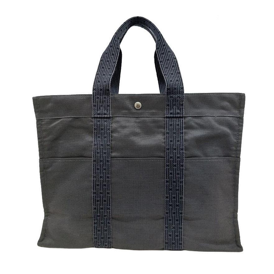 エールライン HERMES エルメス「極美品」エールライン GM キャンバス トートバッグ グレー （4598） : お宝堂 - 通販 - Yahoo!ショッピング