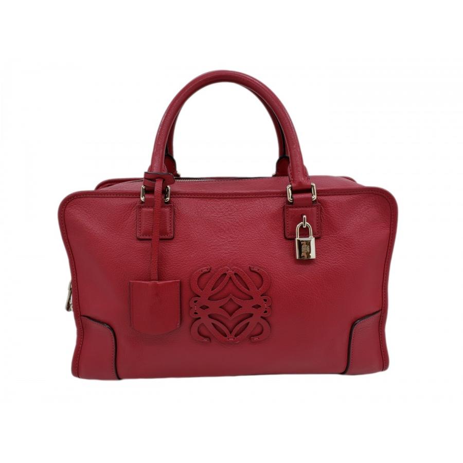 LOEWE 【未使用品】 【ロエベ】 アマソナ 36 レザー ハンドバッグ レッド（2135） : お宝堂 - 通販 - Yahoo!ショッピング