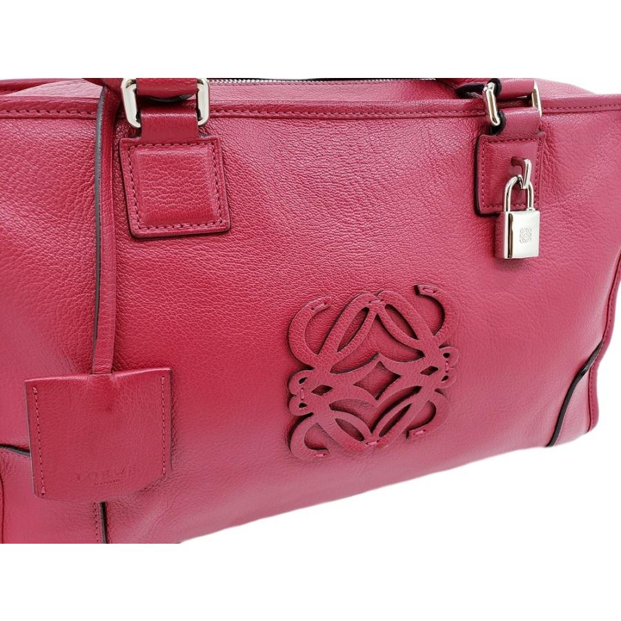 LOEWE 【未使用品】 【ロエベ】 アマソナ 36 レザー ハンドバッグ レッド（2135） : お宝堂 - 通販 - Yahoo!ショッピング