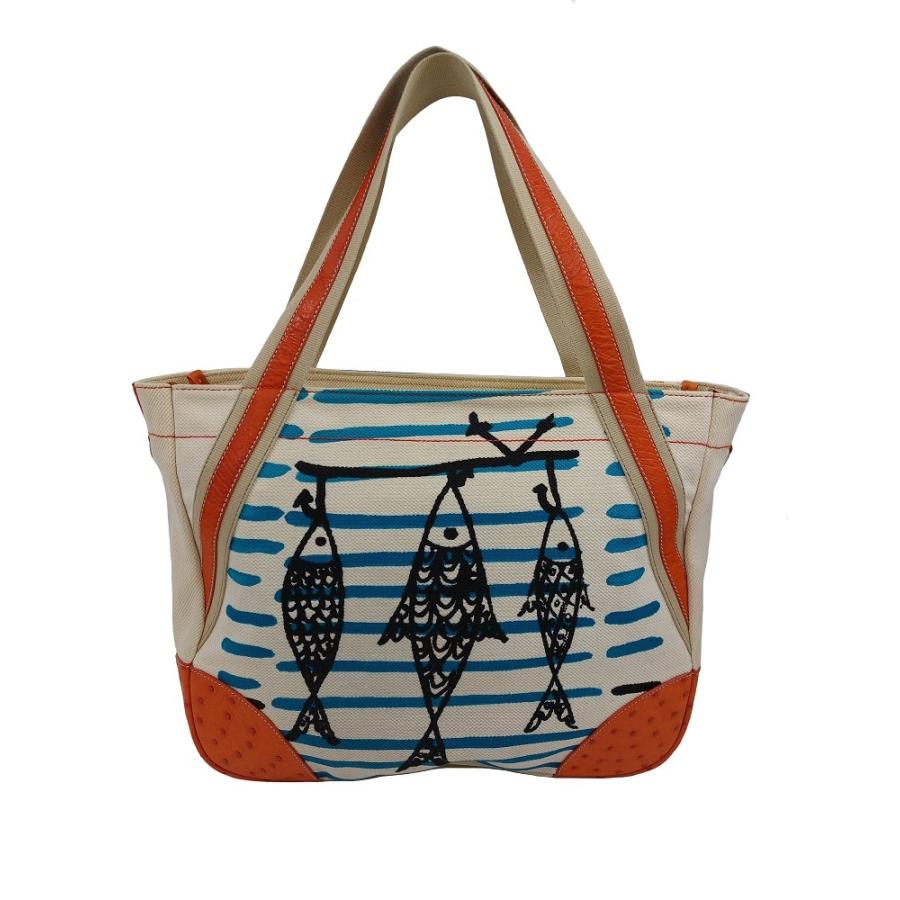 PRADA プラダ「極美品」キャンバス×オーストリッチ ユニセックス PRADA プラダ「極美品」キャンバス×オーストリッチ ユニセックス