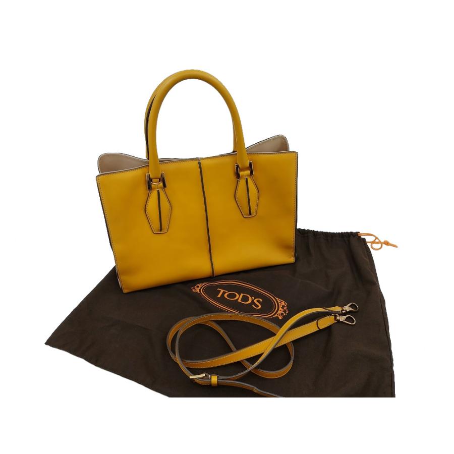 TOD'S トッズ「極美品」D-Cube バイカラー レディース 2WAY ハンドバッグ（4121） : tods-4121 : お宝堂 - 通販 - Yahoo!ショッピング