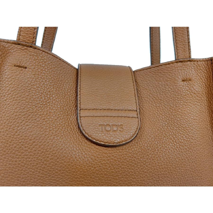 TOD'S トッズ「未使用品」Tリング レザー ショッピングトート TOD'S トッズ「未使用品」Tリング レザー ショッピングトート