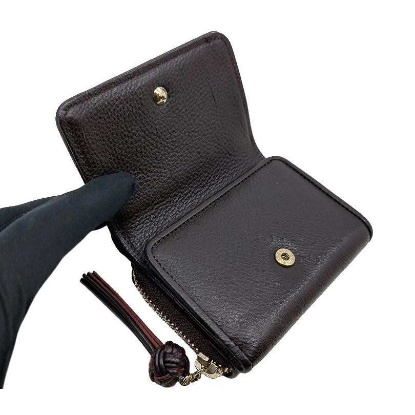 土屋鞄 土屋鞄製作所「未使用品」ガゼットコード レザー 三つ折り財布 コンパクトウォレット （4125） : お宝堂 - 通販 - Yahoo!ショッピング