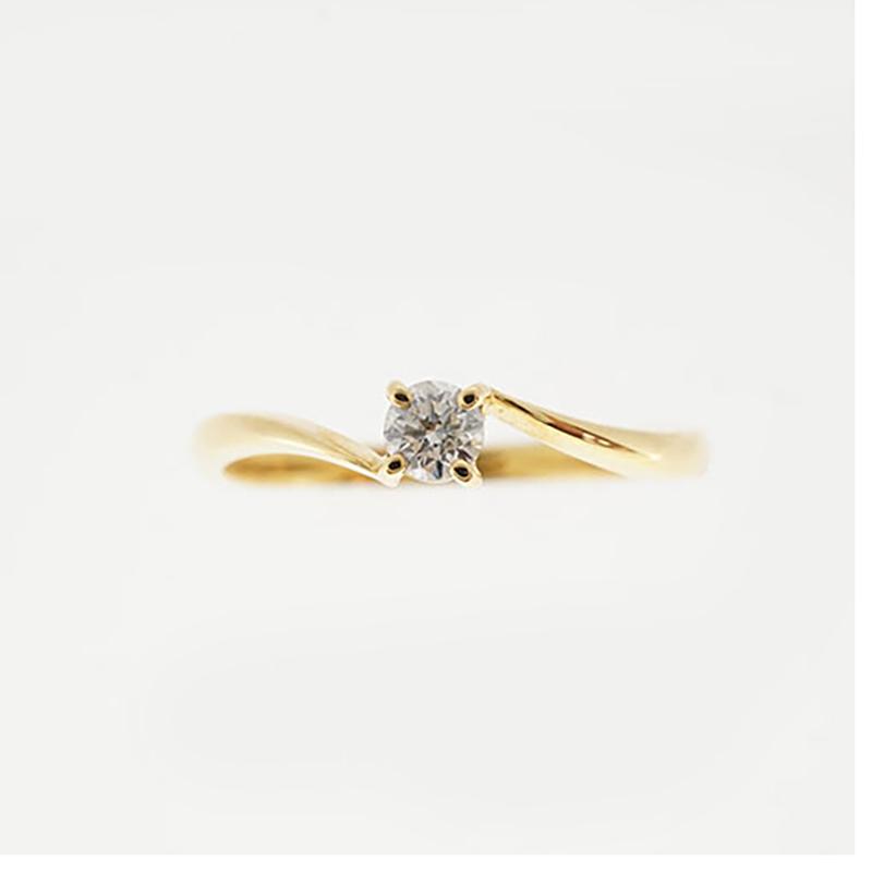 【ju255】ダイヤモンド リング/0.1ct/K18YG イエローゴールド/一粒ダイヤ/未使用 : 1-240001000198 : おたからや Yahoo!ショッピング店 - 通販 ...