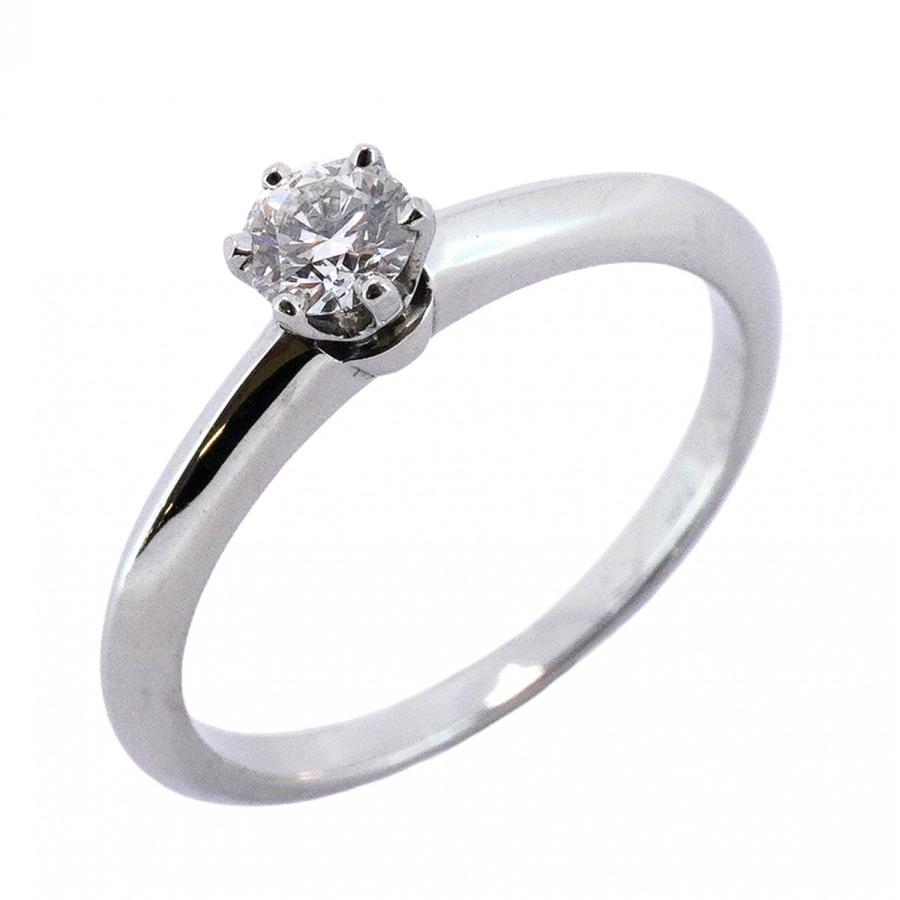 TIFFANY&Co. 【5jeb0299】ティファニー リング ソリティア 1PD Pt950 プラチナ ダイヤモンド 0.24ct 12号【中古】レディース : おたからや Yahoo ...