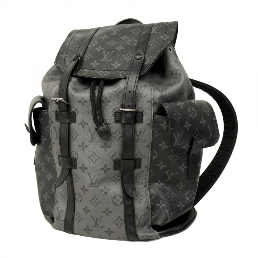 LOUIS VUITTON 【5od3696-h】ルイヴィトン リュック・デイパック モノグラム・エクリプス クリストファーPM M46331 グレー ブラック【中古】メンズ : おたからや ...
