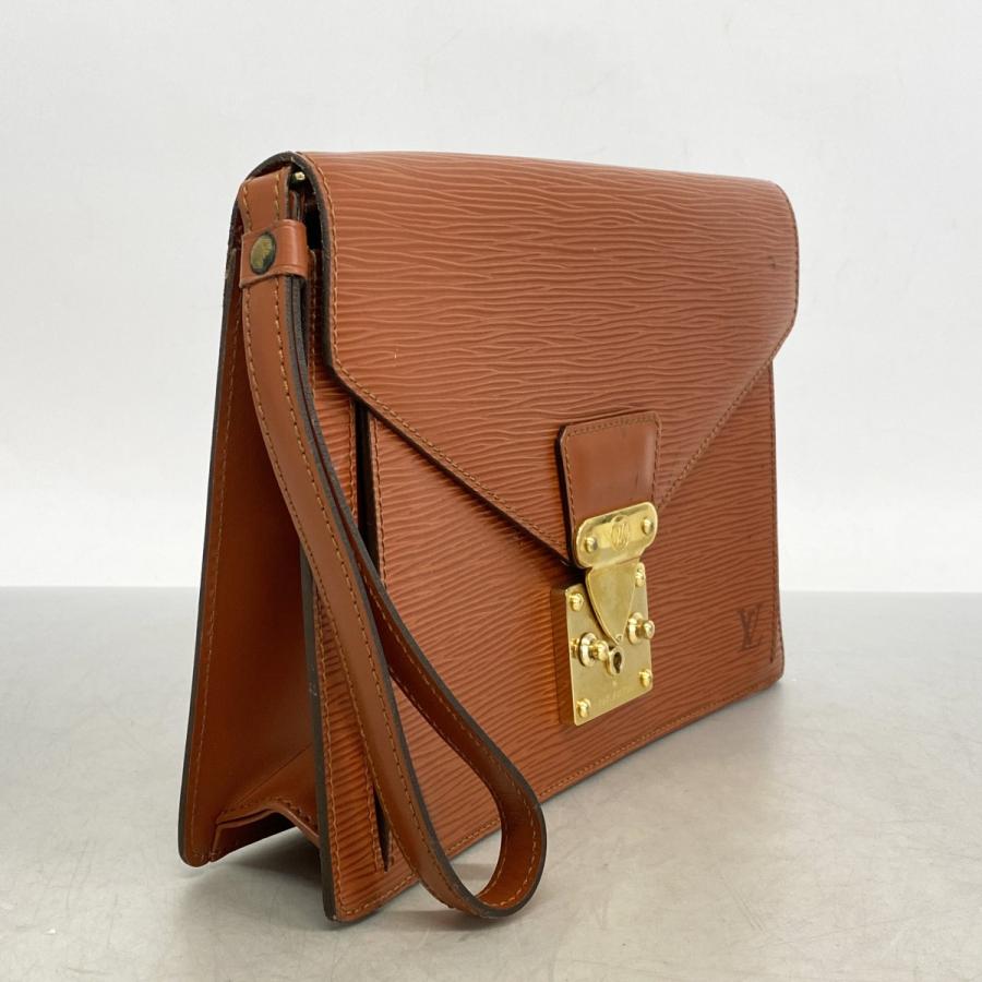 ★SALE【5od4580】ルイヴィトン クラッチバッグ エピ ポシェットセリエドラゴンヌ M52613 ケニアブラウン【中古】メンズ LOUIS VUITTON（ルイ・ヴィトン） ☆SALE【5od4580】ルイヴィトン