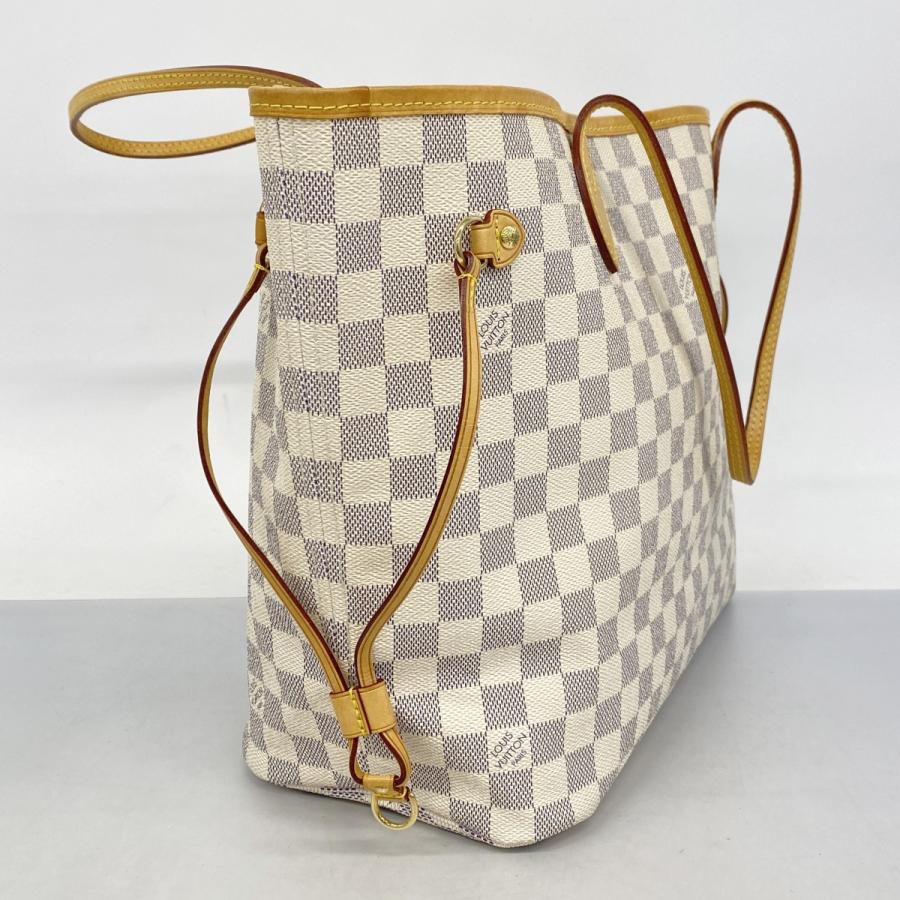 【5pb2993】ルイヴィトン トートバッグ ダミエ・アズール ネヴァーフルMM N41361 ホワイト【中古】レディース LOUIS VUITTON（ルイ・ヴィトン） ☆SALE【5pb2993】ルイヴィトン