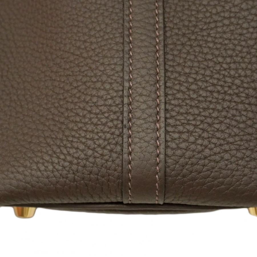 ★最終価格★SALE【5oe5992-h】エルメス ハンドバッグ ピコタンロックPM トリヨンクレマンス グリパンタン シャンパンゴールド金具 K刻印【中古】レディース HERMES（エルメス） 【5pd6693】エルメス ハンドバッグ ピコタンロック