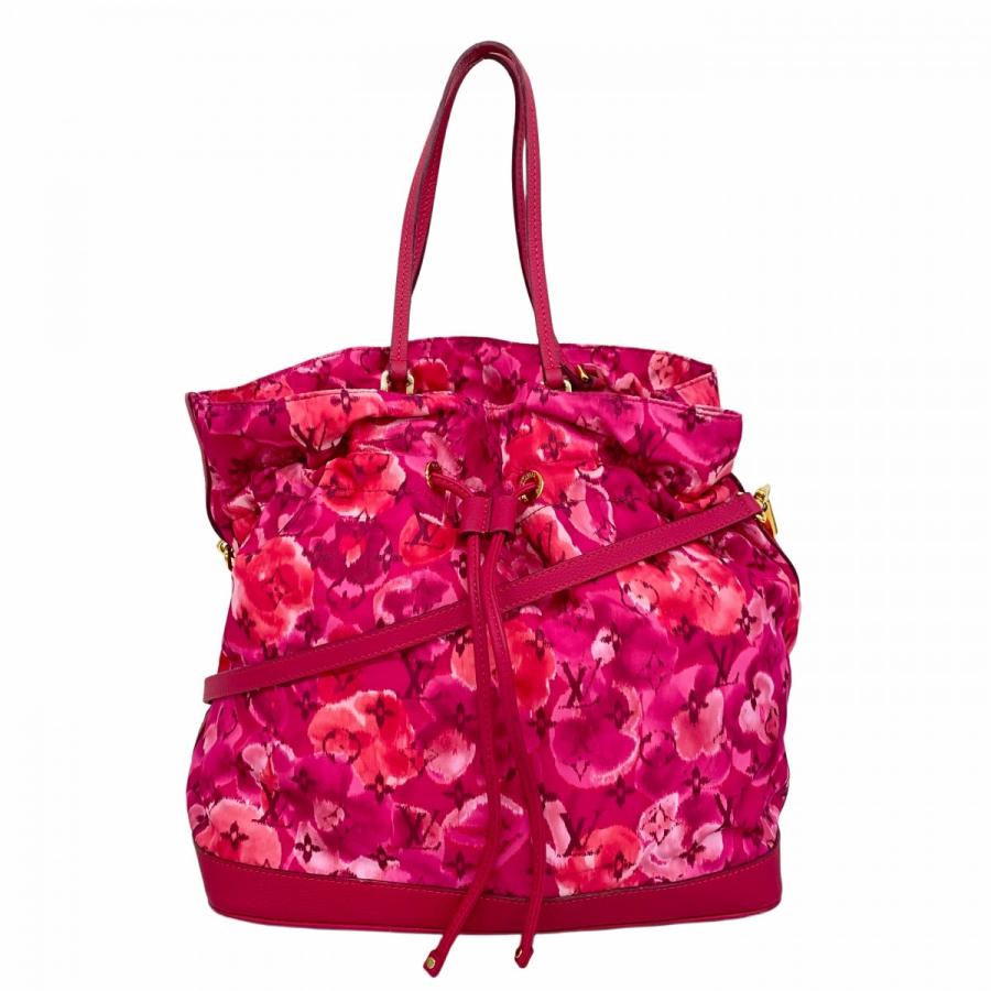 LOUIS VUITTON ルイ ヴィトン イカットフラワー ノエフルMM トートバッグ 2WAY ショルダー 斜め掛け ナイロン ローズアンディアン M94313 LOUIS VUITTON（ルイ・ヴィトン） 【6ab0869-k】ルイヴィトン トート