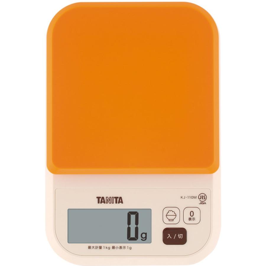 タニタ はかり スケール 料理 カロリー 1kg 1g オレンジ KJ-110M OR ごはんのカロリーがはかれる : おたま屋商店 - 通販 - Yahoo!ショッピング