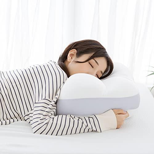 モリピロ(MORIPiLO) うもれる贅沢枕 包まれっぱなし ホワイト 55x35x15cm 埋もれたくなるもっちり感 プレミアムまくら 横向き寝対応 : s-b0b1q7589p ...