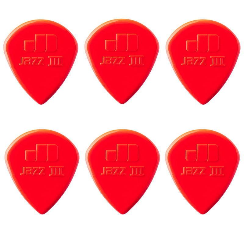 Jim Dunlop 【ピック6枚セット】JIM DUNLOP 47R Nylon JAZZ III Sharp 1.38mm RED ピック ...