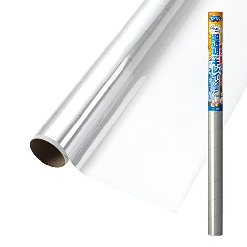 ニトムズ 窓ガラス 透明 断熱フィルム 超透明 窓 防寒 簡易二重窓 幅90cm×長さ1.8m 1枚入 E0590 : 雑貨屋 ...