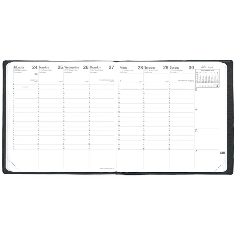 クオバディス 【2025年版】 手帳 ダイアリー『エグゼクティブ/ソーホー』(週間バーチカル・2024年12月始まり・正方 : 雑貨屋MelloMellow - 通販 - Yahoo!ショッピング