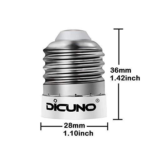 DiCUNO E26→E17口金変換アダプタ 電球ソケット 4個入 : 雑貨屋MelloMellow - 通販 - Yahoo!ショッピング
