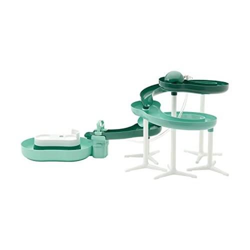 パール金属 そうめん流し ツイストスライダー 720°回転 ミントグリーン 電池式 流麺 D-6679 : 雑貨屋MelloMellow ...