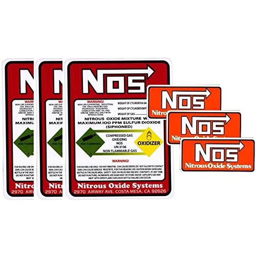 【各3枚セット】 NOS ＆ 『WARNING』 セット レーシング ステッカー 世田谷ベース : 雑貨屋MelloMellow - 通販 - Yahoo!ショッピング