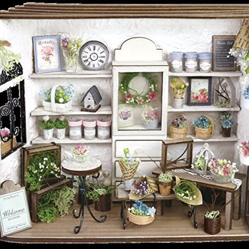 ミニチュアキット 『ホームデコ ミニチュアハウス 坂の上の花屋さん NTR-55』 ERUBERU エルベール : 雑貨屋MelloMellow - 通販 - Yahoo!ショッピング