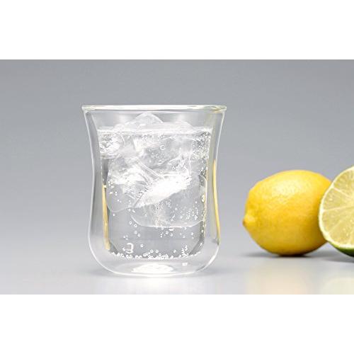 iwaki(イワキ) 耐熱ガラス ダブルウォールグラス Airグラス 230ml K405 クリア : 雑貨屋MelloMellow - 通販 - Yahoo!ショッピング