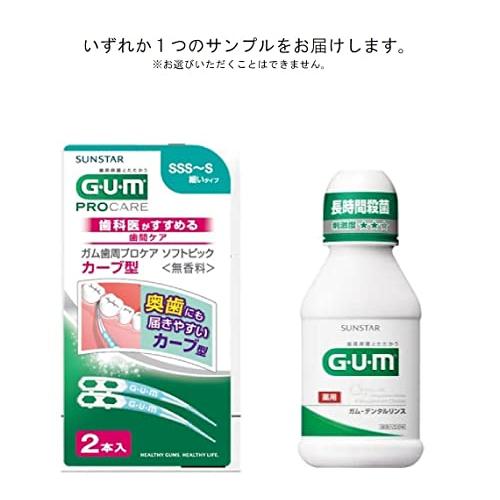 GUM(ガム) 歯周プロケア ソフトピック カーブ型 歯間ブラシ やわらか ゴムタイプ ケース付き [サイズ:SSS~S 細いタイプ] 30本入 : 雑貨屋MelloMellow - 通販 ...
