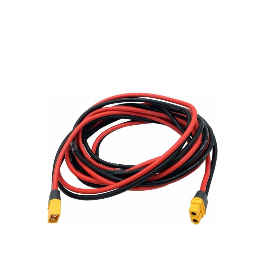 10m 12AWG FLY RC XT60 XT60h （オス.メス）延長コード 太陽光パネルやリチウムイオン電池等へ ソーラーパネル ...
