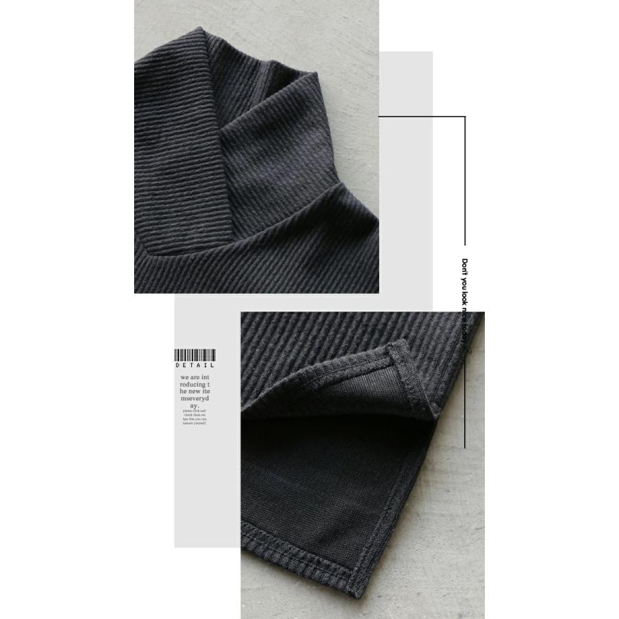 OTONA ニット トップス ブラック 春 秋 冬 長袖 ドルマン 伸縮性 ハイネック カシュクールネック リブ チクチクしない ゆるっとカバー 大人襟 40代 50代 60代 : otona ...