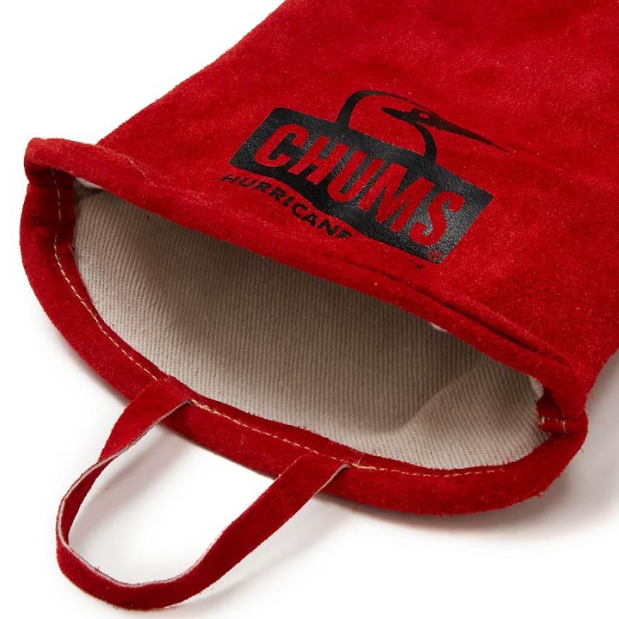 CHUMS Booby Face Leather Gloves Long Red CH09-1301-R001-00 チャムス : OTONA GARAGE Yahoo!店 - 通販 ...